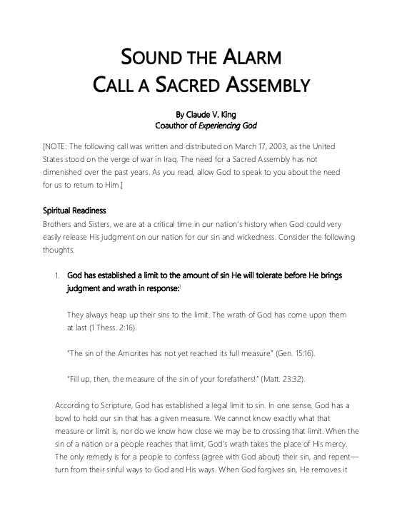 The Return | Resources